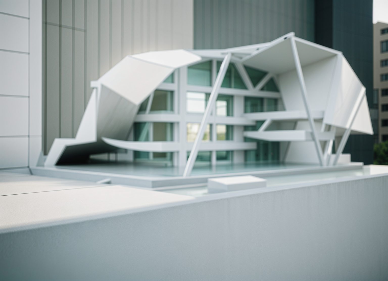 modernist exterior shot architecture