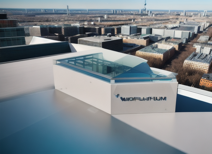modern aerial shot architecture